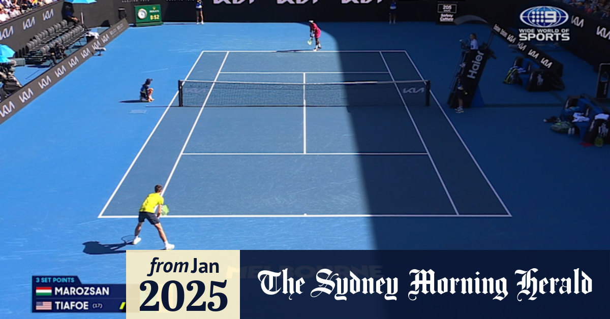 Video: Australian Open Highlights: Fabian Marozsan v Frances Tiafoe