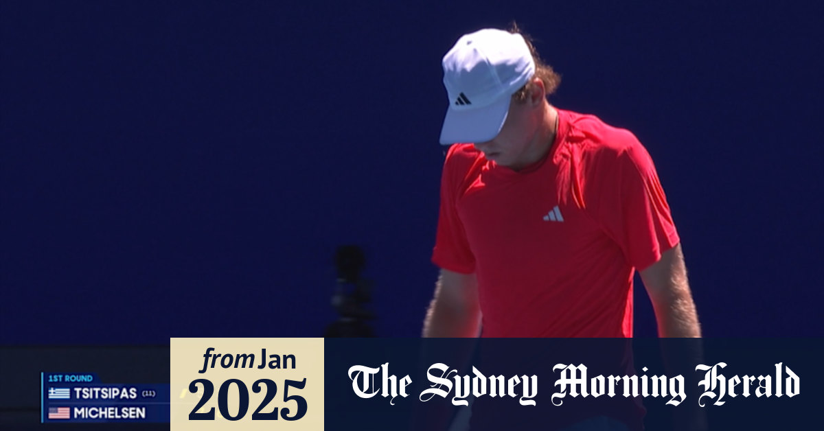 Video: Tsitsipas in danger of first round exit