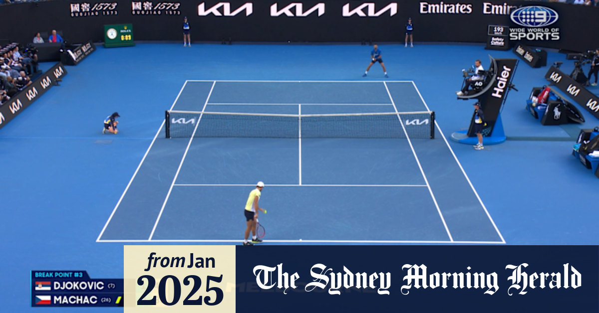 Video: Australian Open Highlights: Novak Djokovic v Tomas Mahac