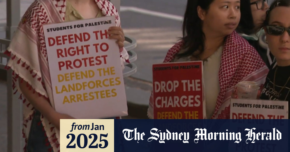 Video: Land Forces protesters vow to fight charges in court