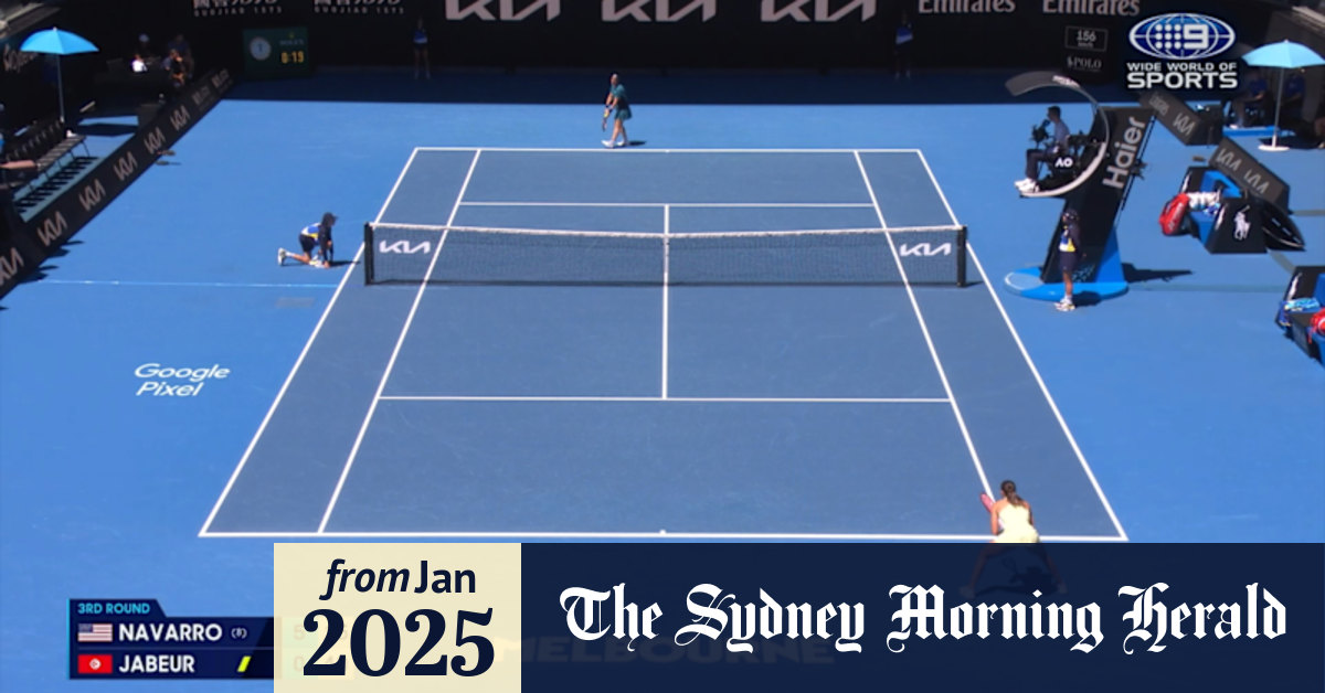 Video: Australian Open Highlights: Emma Navarro v Ons Jabeur