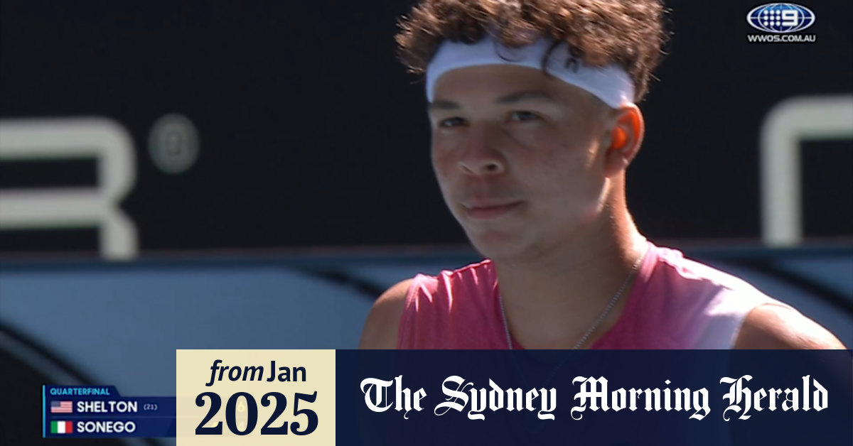 Video: Shelton's thunderous set point