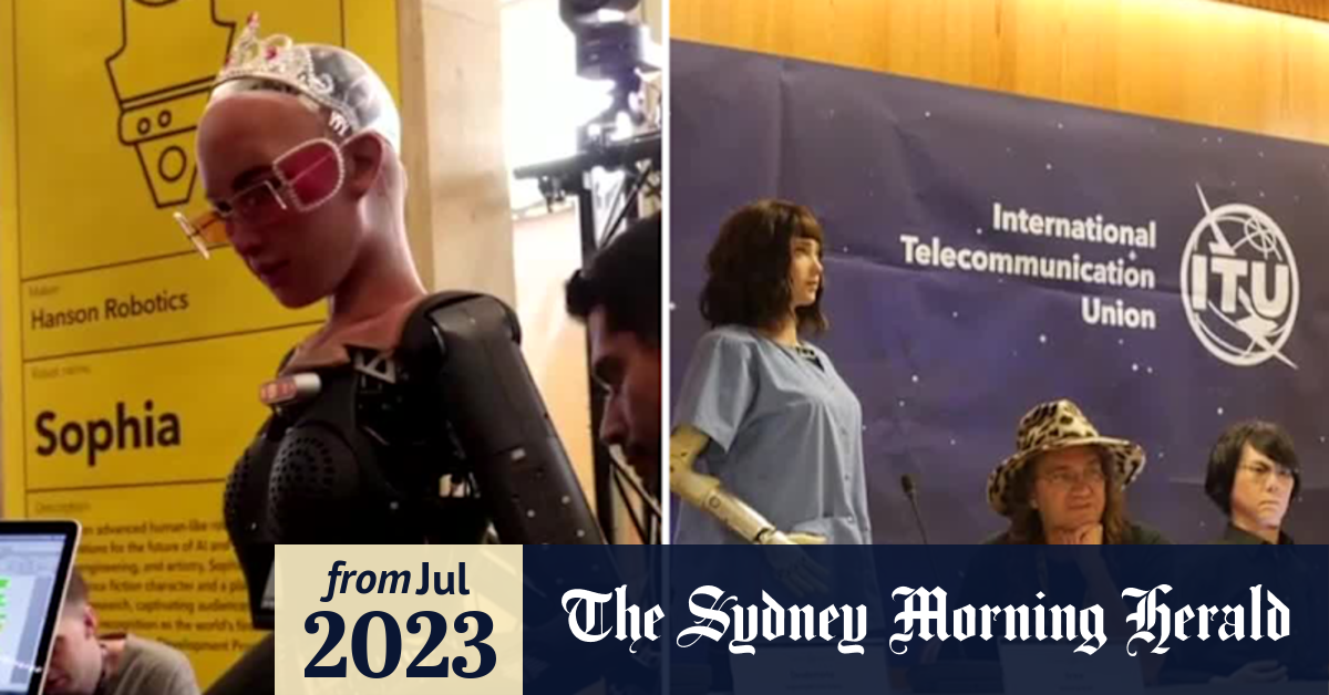 Video: World’s first humanoid robot press conference