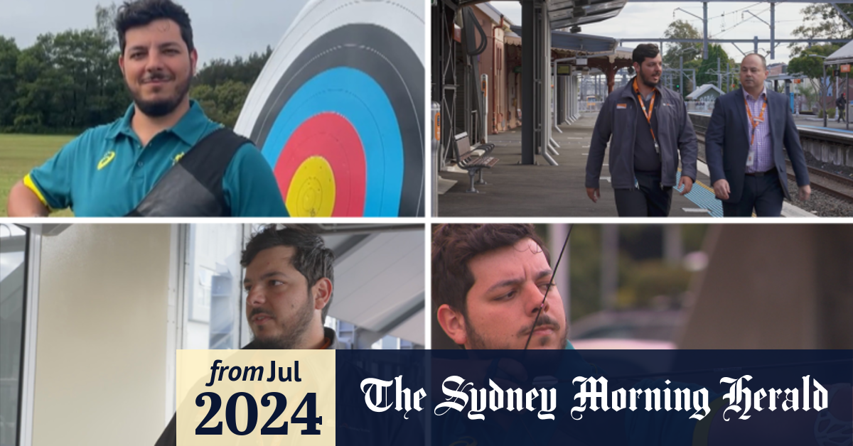 Video: Sydney trains attendant named as Olympic archer for Australia