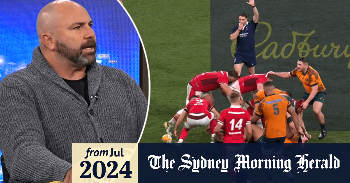 Video: Commentator's slap for 'softest thing I've seen'