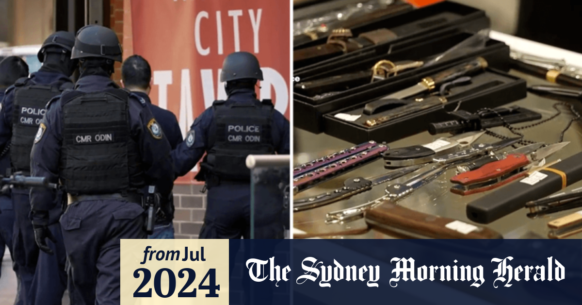 Video: Hundreds of weapons seized in Sydney raids