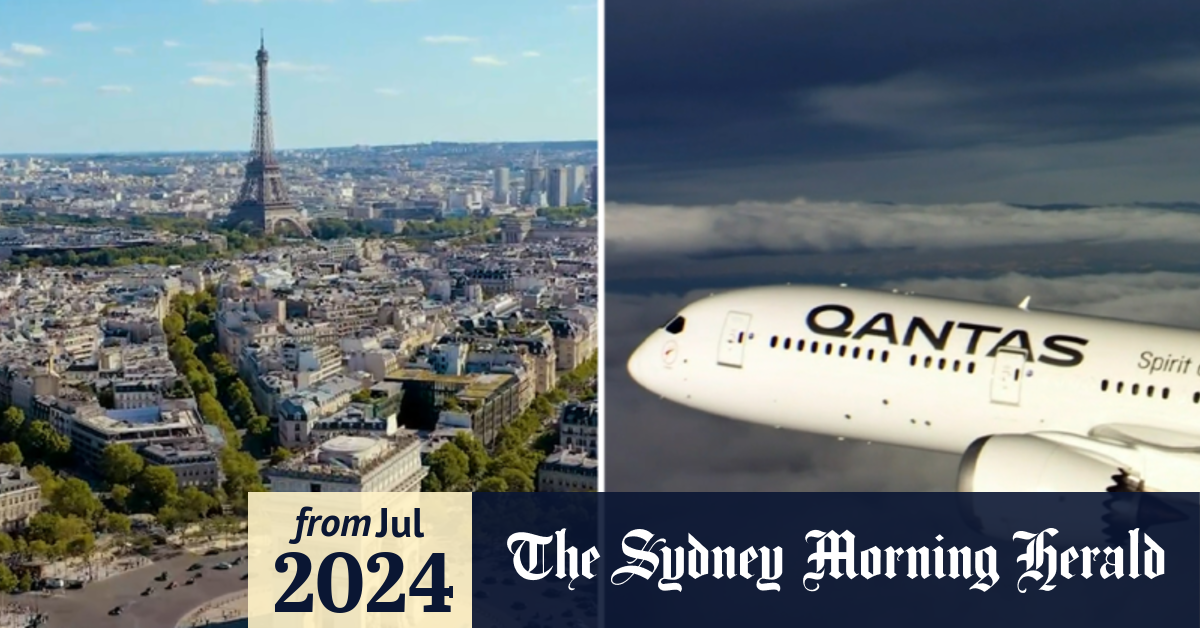 Video: Perth's first non-stop flight to Paris takes off