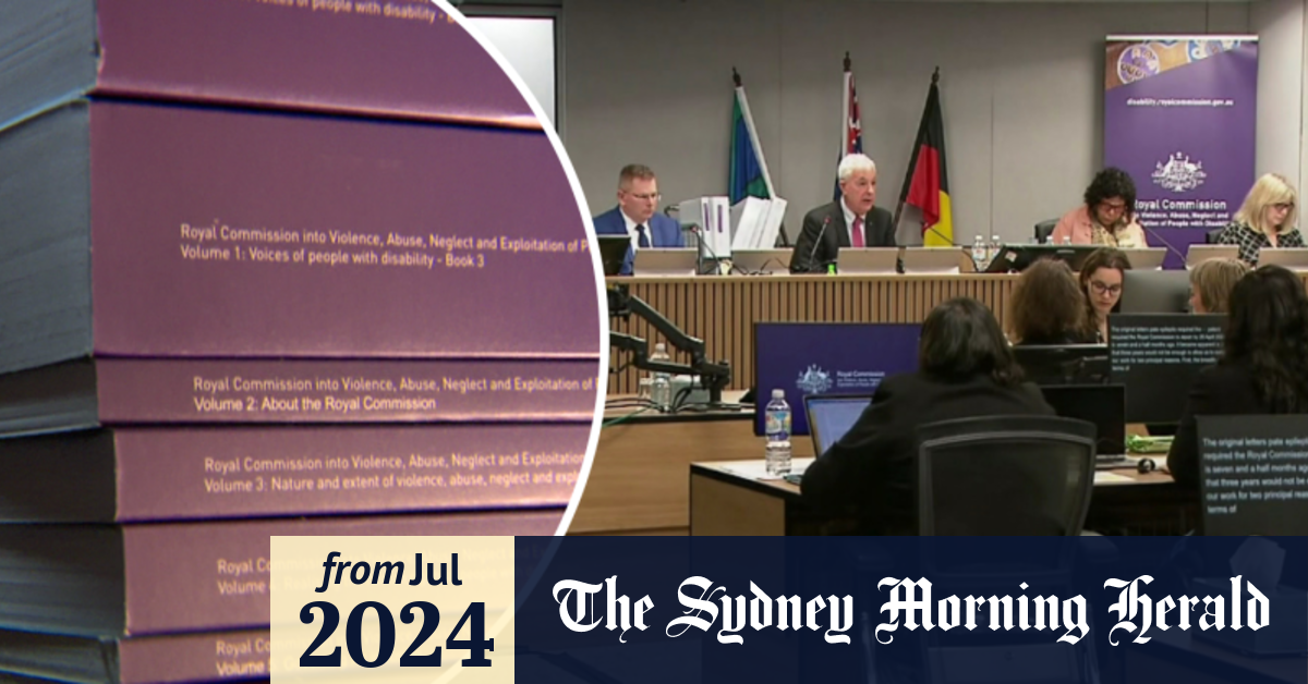 Video: Federal government finally responds to Disability Royal ...