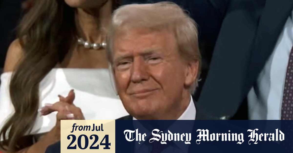 Video: Trump appears wearing bandage on injured ear