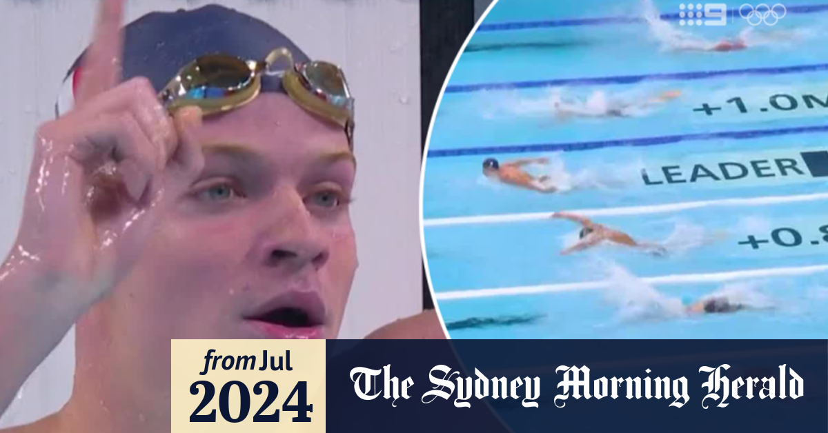 Video: Marchand powers to 200m fly semi win