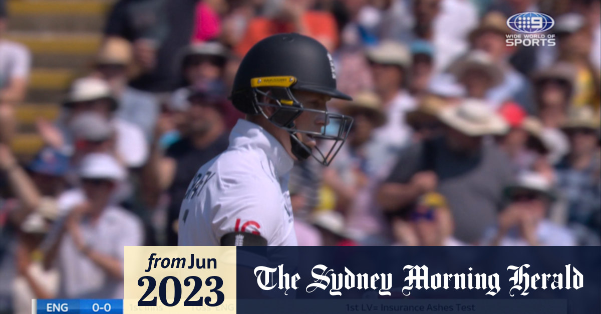 Video: First ball gets smacked for four