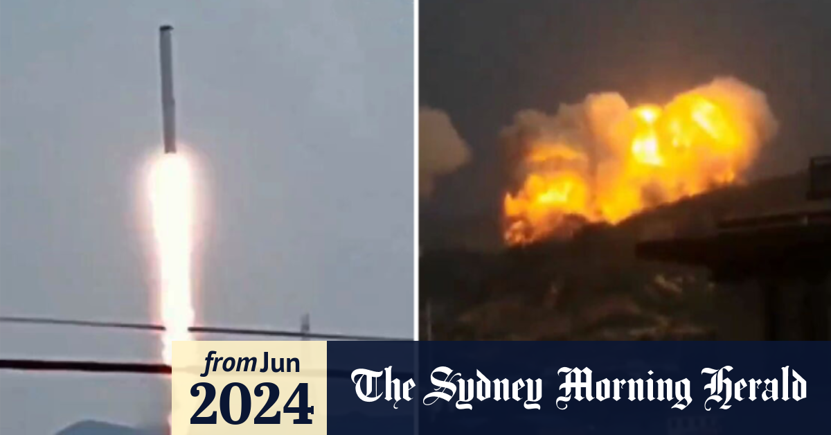 Video: Rocket crashes and explodes after accidental launch in China