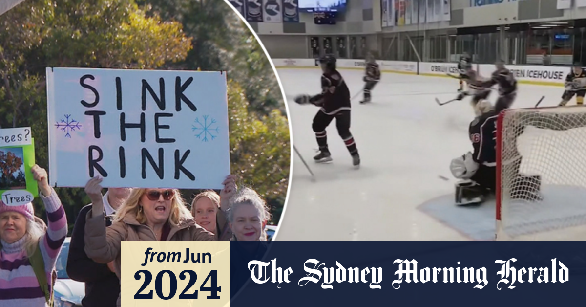 Video: Locals stage protest against ice rink