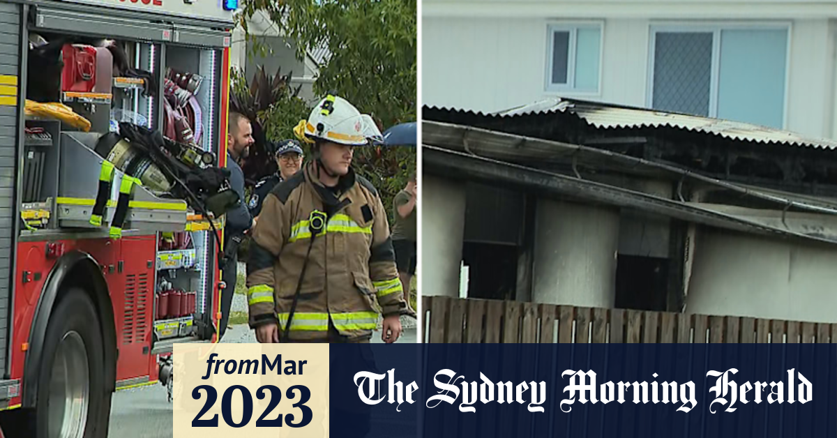 Video: Two seriously injured in Queensland house fire