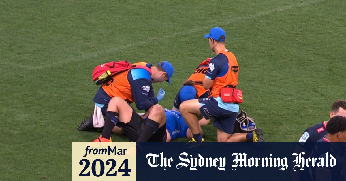 Video: Ryan Coxon stretchered off after ugly tackle