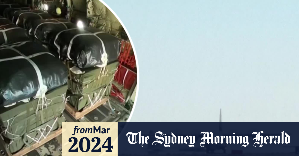 Video: US airdrops food to Gaza