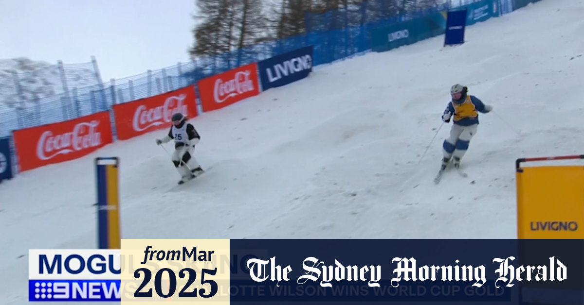 Video: Aussie earns gold in ski moguls