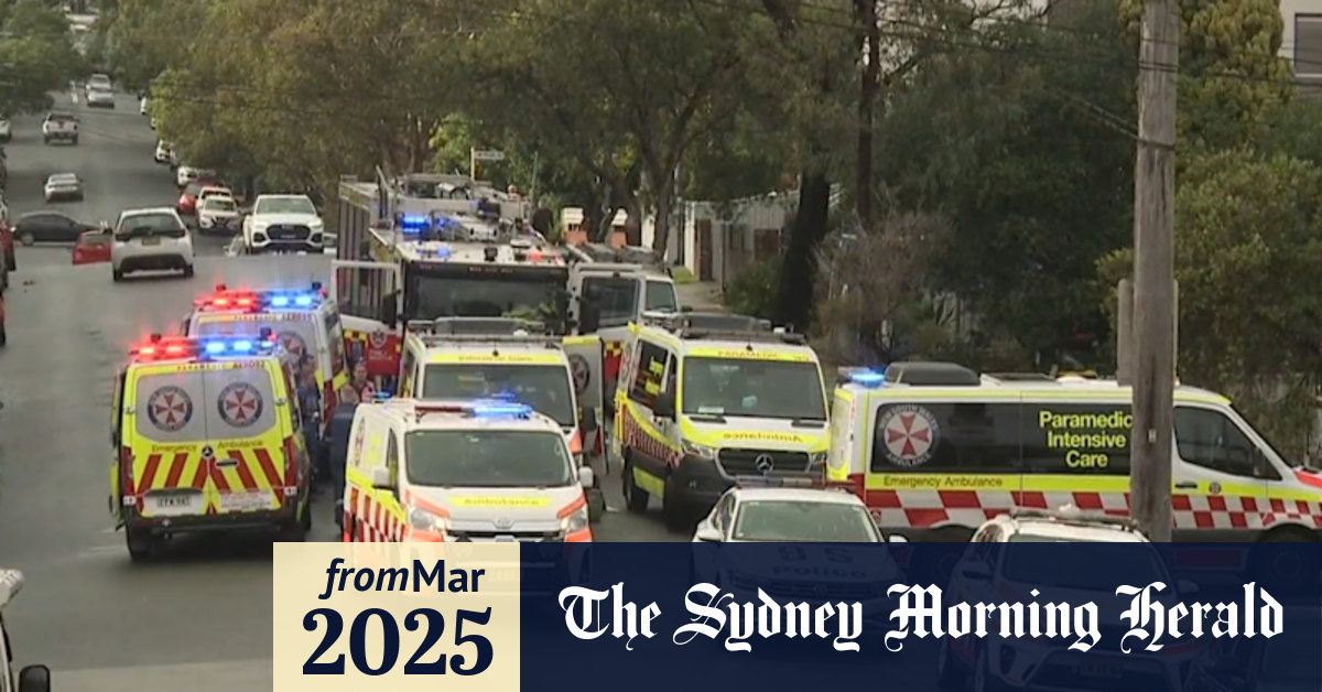 Video: Man suffers severe burns after explosion at Sydney home