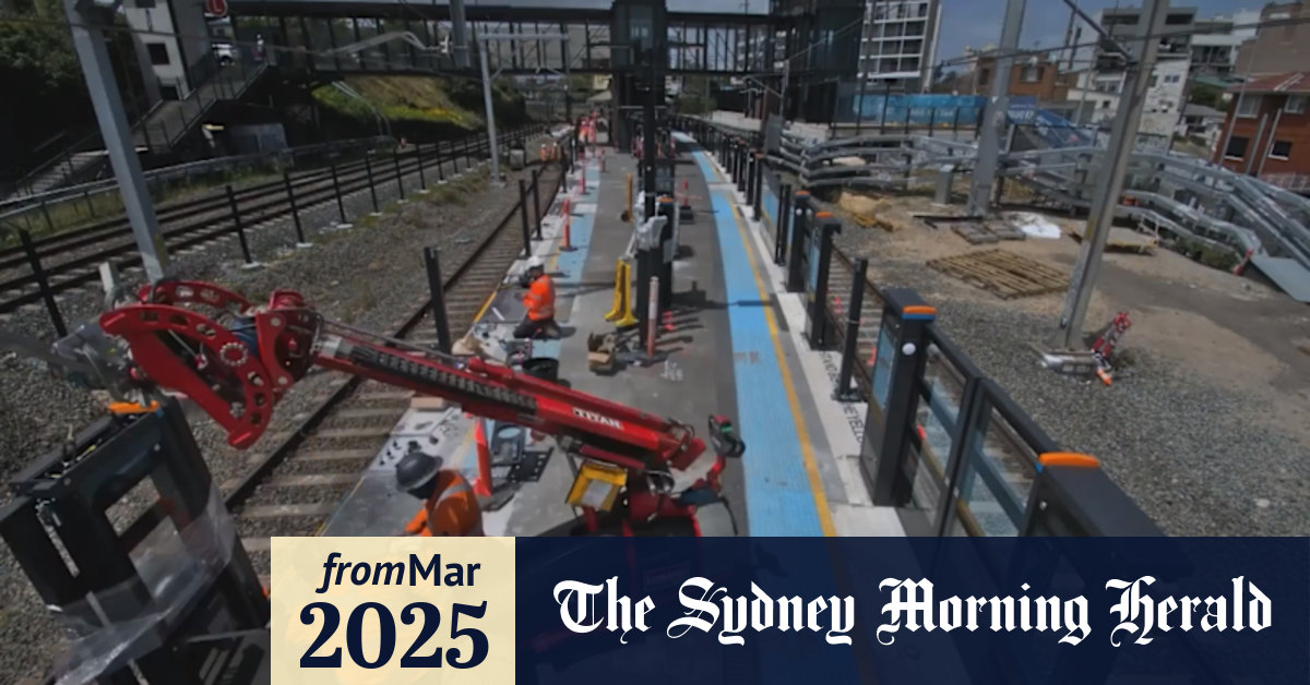 Video: Sydenham-Bankstown train line conversion delayed until 2026