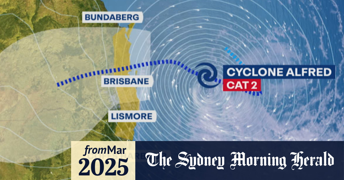 Video: Cyclone Alfred approaching east coast