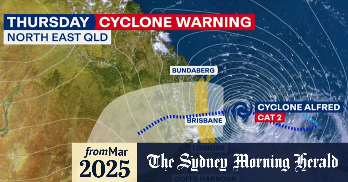 Video: NSW towns preparing for Cyclone Alfred