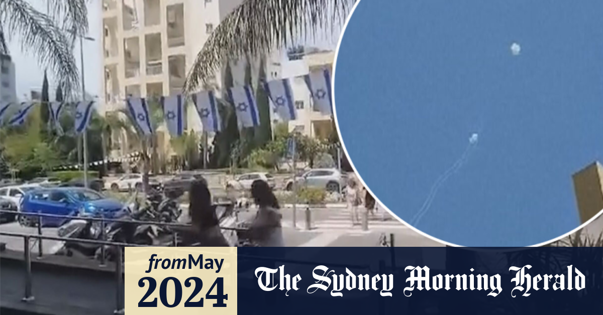 Video: Hamas fires rockets at Tel Aviv for first time in months