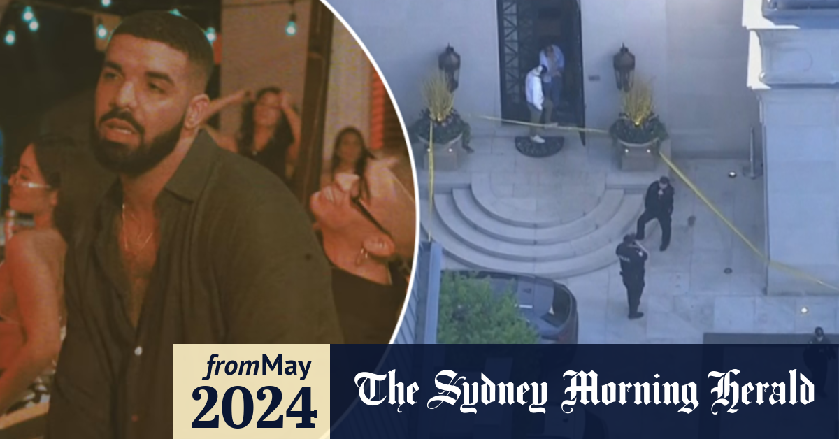 Video: Security guard shot outside rap star Drake's home