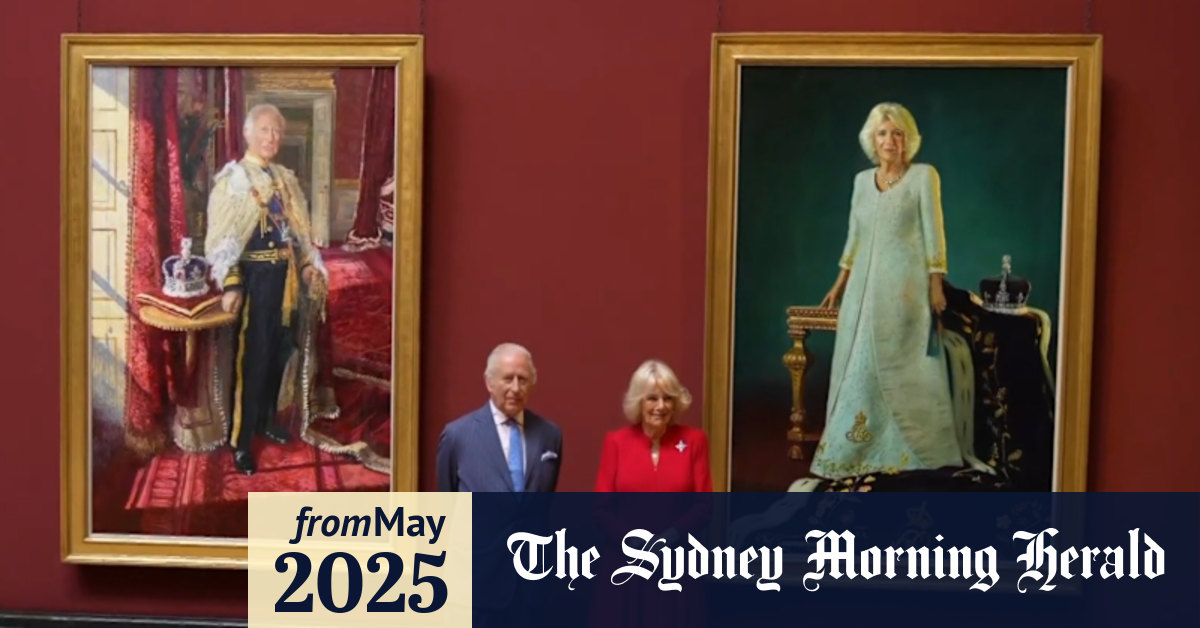 Video: Official coronation portraits of King and Queen unveiled