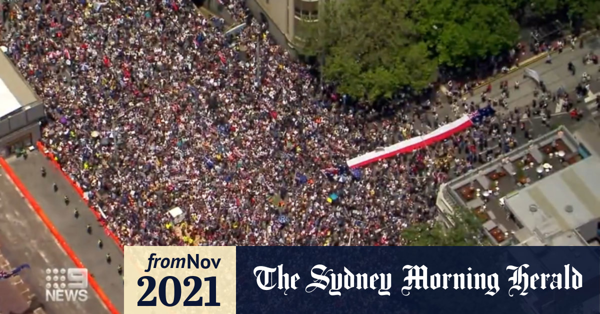 Video: Anti-vax protesters take to streets