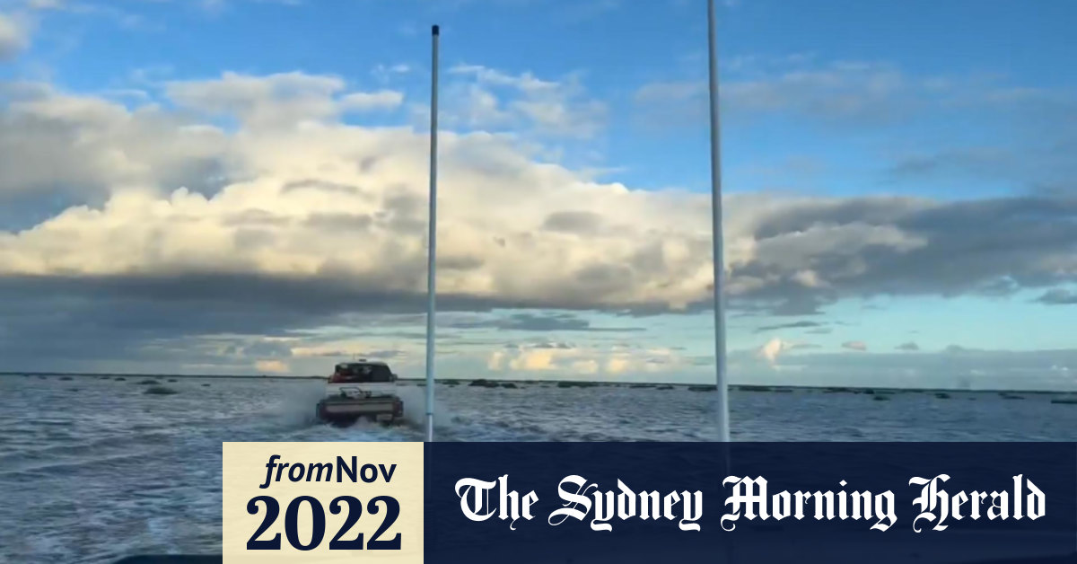 Video: Flattest land in southern hemisphere turns into a sea of water