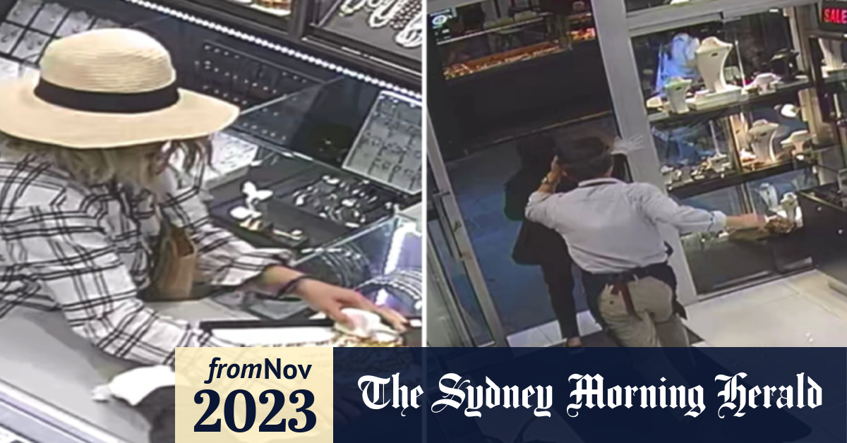 Video: Woman dressed in disguise arrested after alleged jewellery store ...