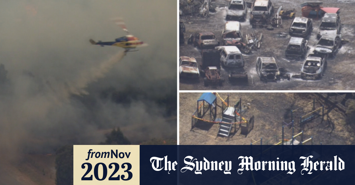 Video: Emergency warning for bushfires near Perth