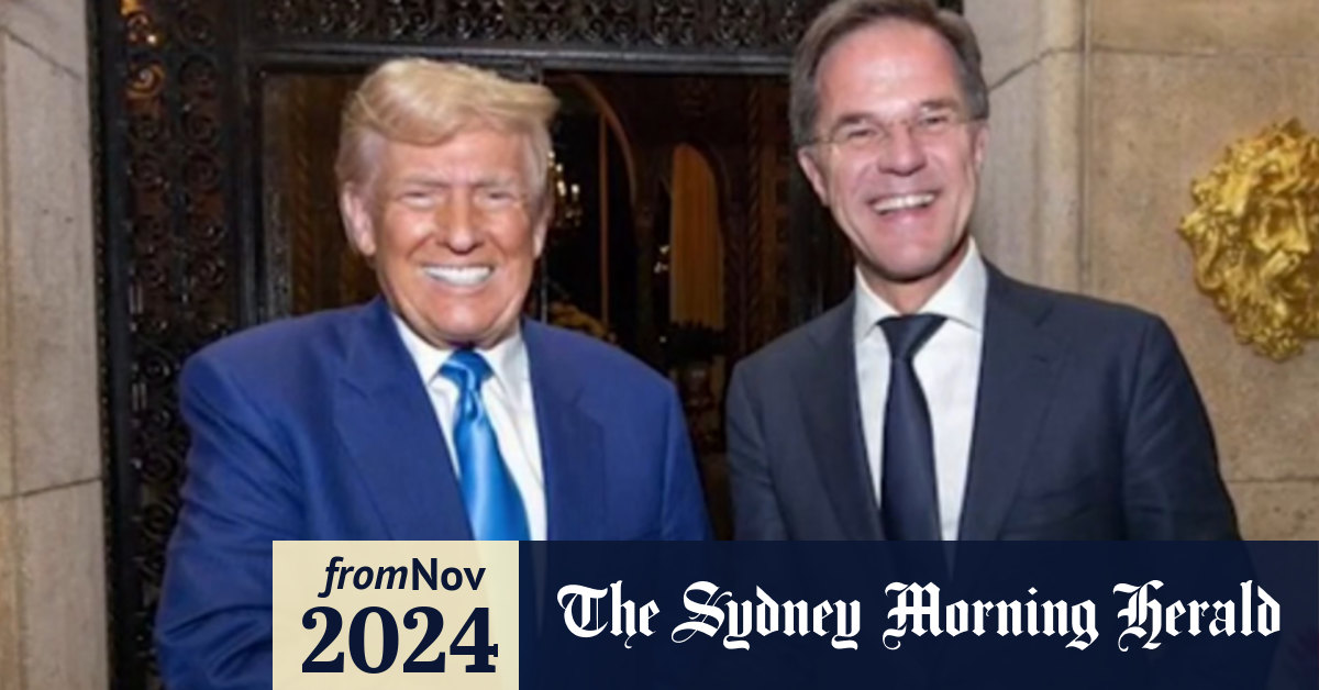 Video: Donald Trump meets with head of NATO Mark Rutte