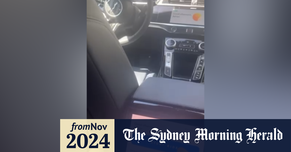 Video: Driverless cab ride