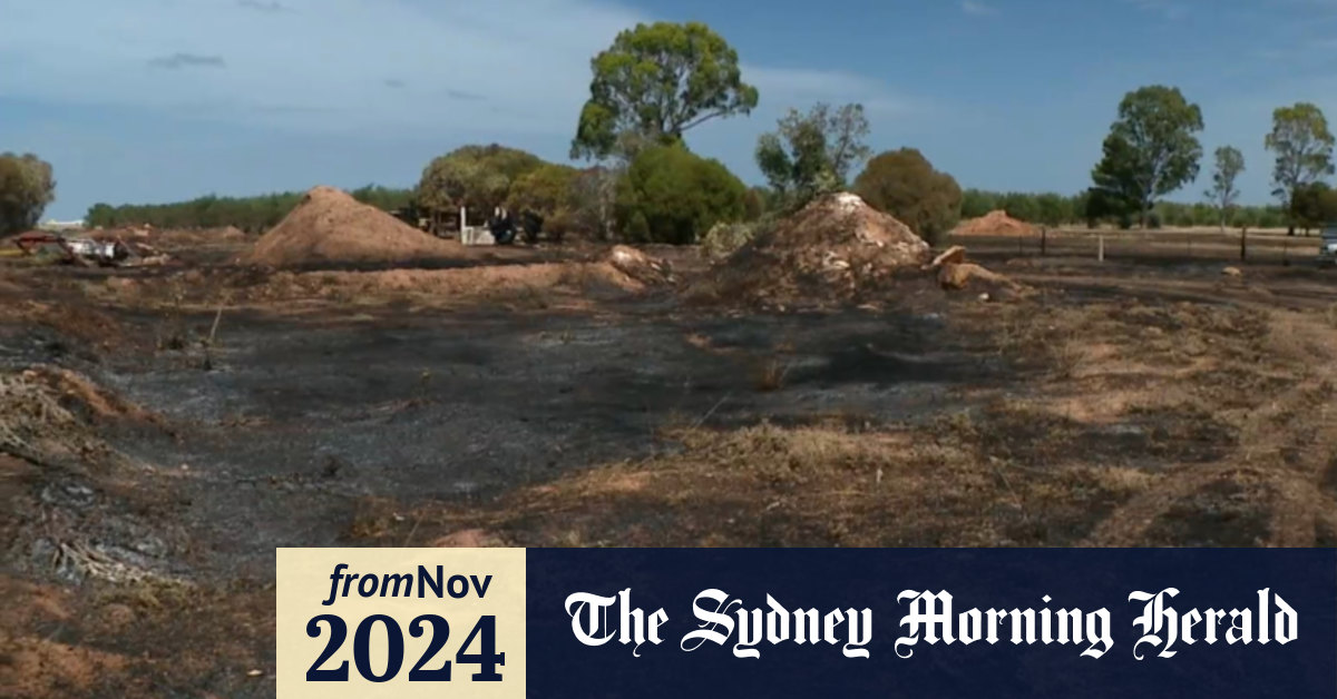Video: Two charged after bushfire almost engulfs neighbours’ property