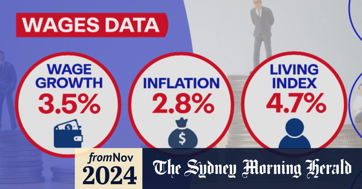 Video: Wages rise 3.5 per cent in a year