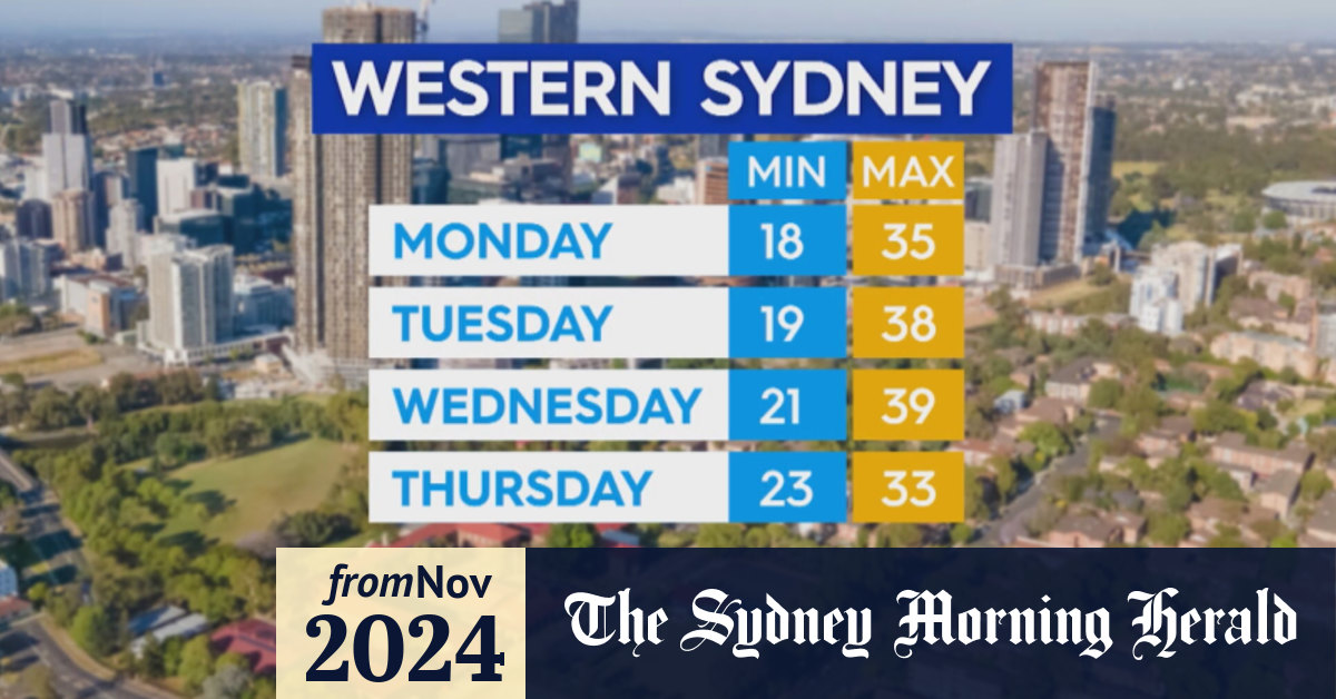 Video: Major heatwave to sweep Sydney