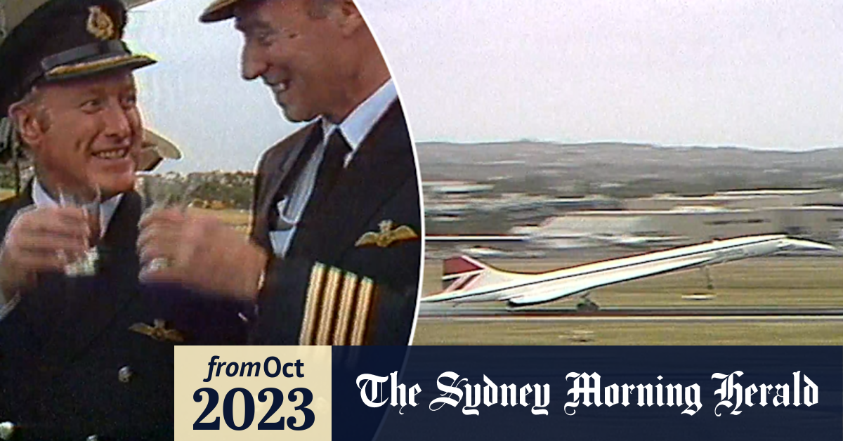 Video: Thousands watch Concorde land in Sydney