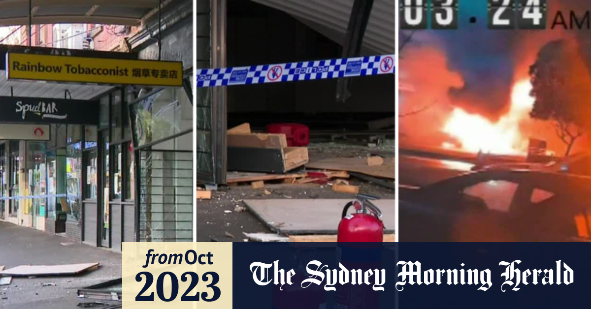 Video: Another Melbourne shop targeted in tobacco turf war