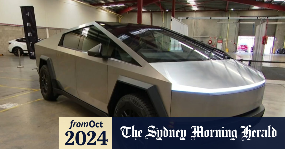 Video: Only Tesla Cybertruck in Australia heading to SA car rally