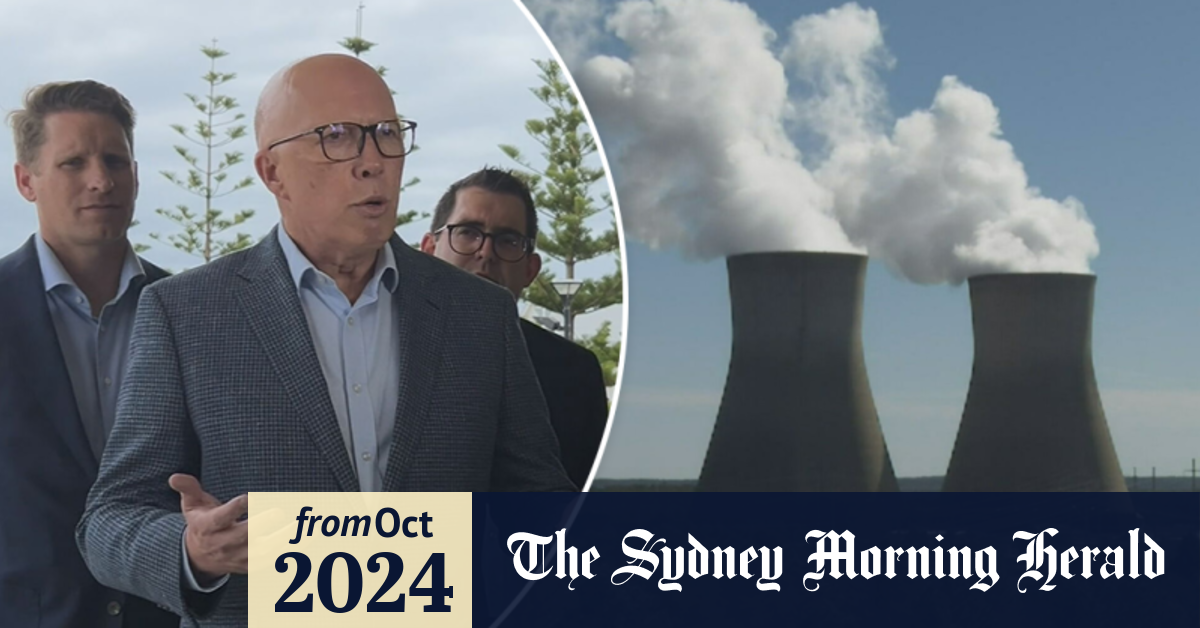 Video: Dutton met with angry protesters at the site of proposed nuclear ...