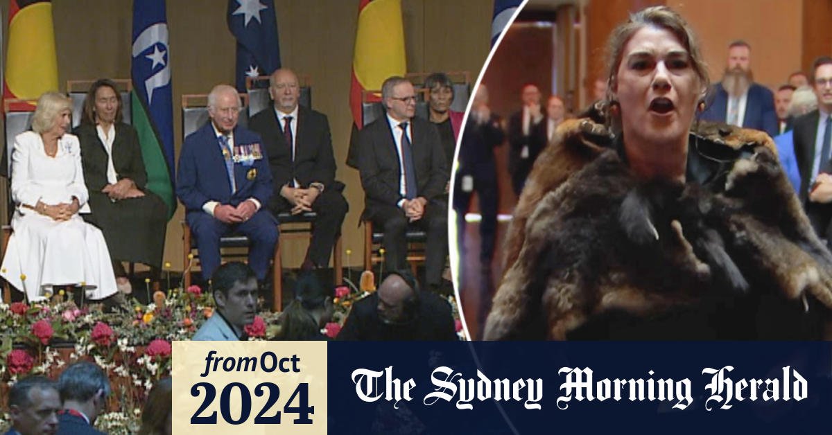 Video: Senator Lidia Thorpe protests after King Charles' speech