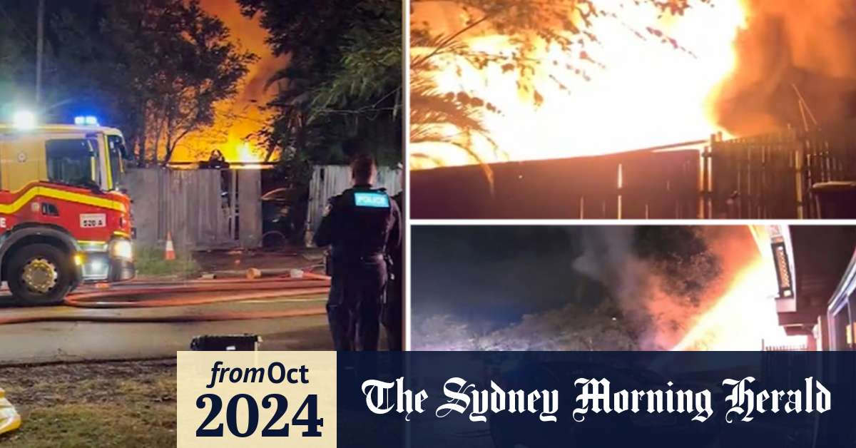 Video: Suspected fire-bombing destroys home as family flees