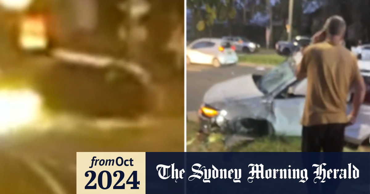 Video: Sydney P-plate driver escapes major crash with minor cuts