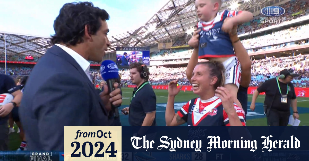 Video: 'That's why we play footy'