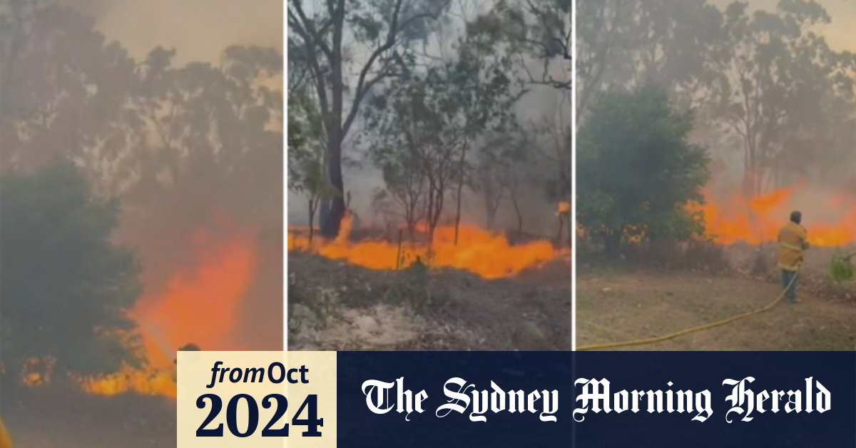 Video: Large bushfire in Far North Queensland sparks evacuation warnings