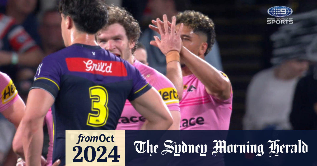 Video: Martin sprays Storm players after clutch try