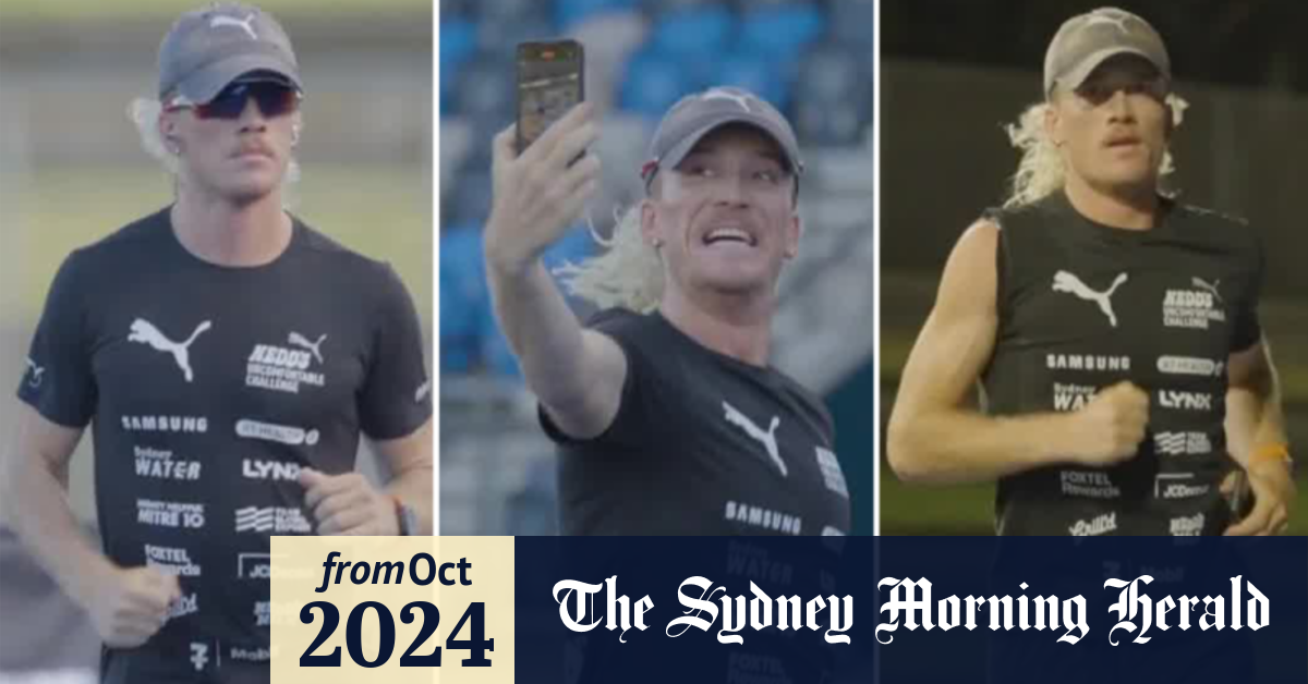 Video: Nedd Brockman in final stretch of 1600km run