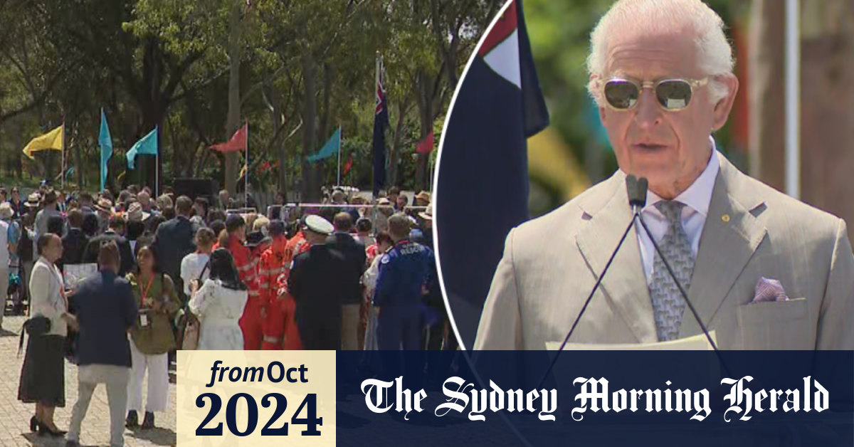 Video: King Charles addresses Parramatta crowd