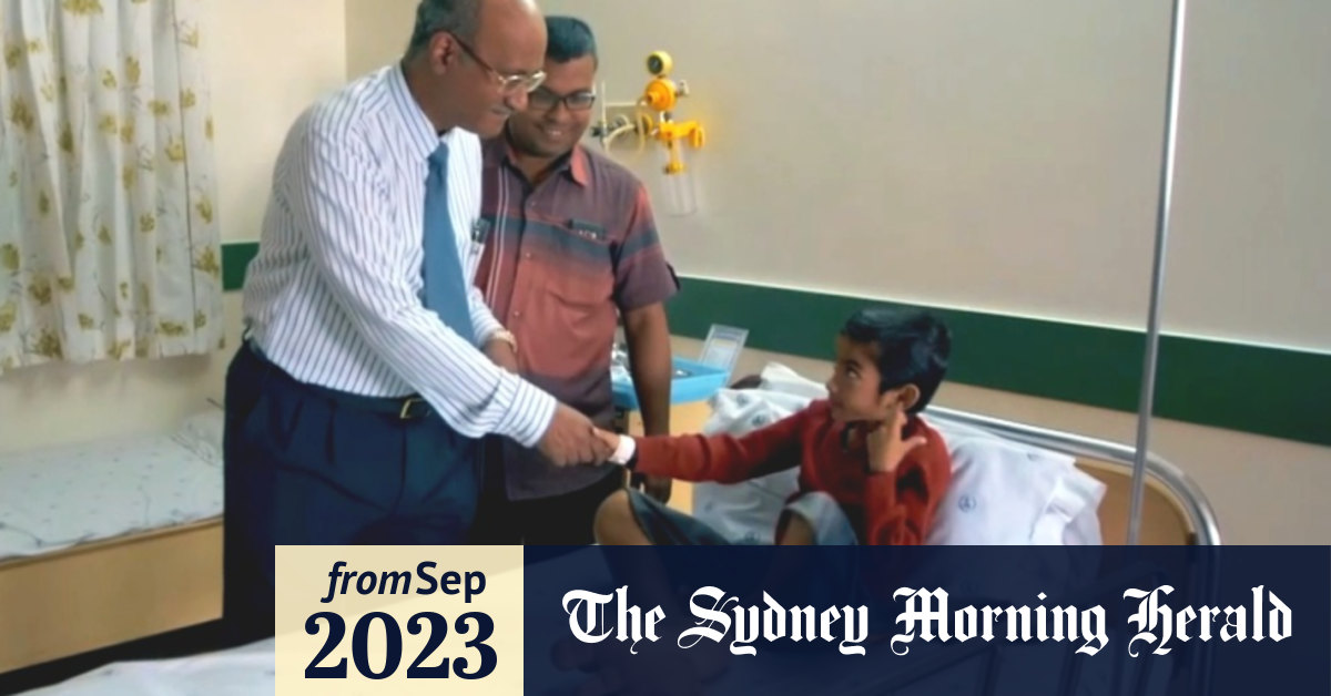 Video: Vedant and his father meet Dr Sabapathy